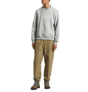 Peserico Cotton Logo Sweatshirt - Stone Grey