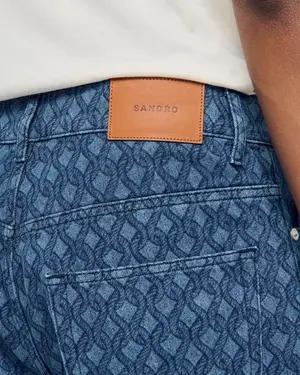 Sandro Baggy Rope Jeans