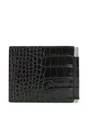 TOM FORD Crocodile-embossed Wallet