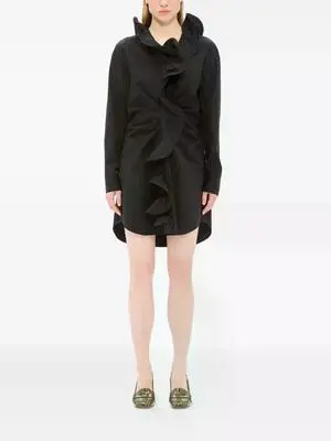 MSGM Ruffled Shirt Dress