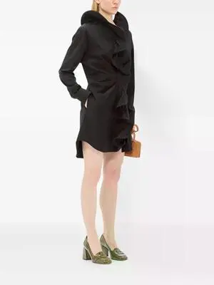MSGM Ruffled Shirt Dress