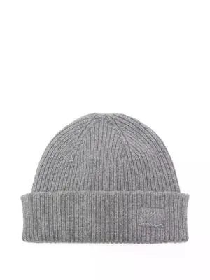 Paul Smith Ribbed-knit Beanie - Grey