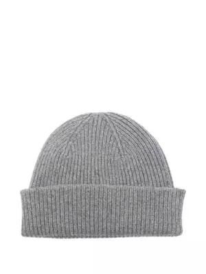 Paul Smith Ribbed-knit Beanie - Grey