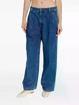 Maison Kitsuné Pleated Denim Jeans