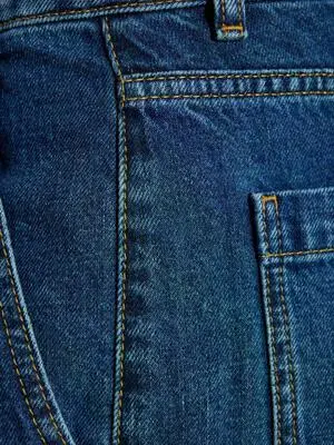 Maison Kitsuné Pleated Denim Jeans