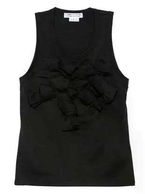 Comme Des Garçons Bow-embellished Tank Top