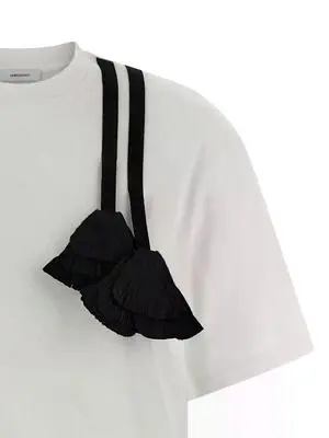 FERRAGAMO Pleated-tassel T-shirt