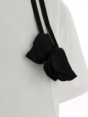 FERRAGAMO Pleated-tassel T-shirt