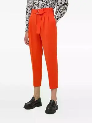 BOSS Pleated Cropped Trousers