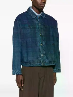 RASSVET Plaid Denim Jacket