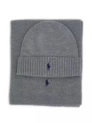 Ralph Lauren Ribbed-knit Beanie - Grey