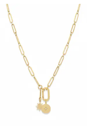 Yumi Kim Ondine Star And Sun Tasseled Necklace - Gold