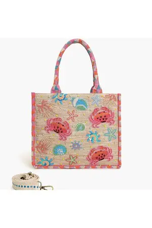 Yumi Kim Seashell Beaded Beach Tote
