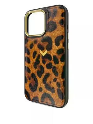 VELANTE Leopard-print Iphone 16 Pro Max Case