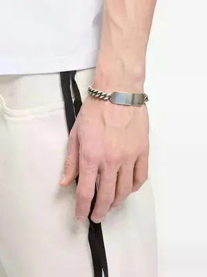 ANN DEMEULEMEESTER Curb-chain Plaque Bracelet