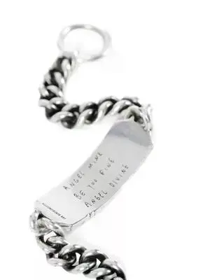 ANN DEMEULEMEESTER Curb-chain Plaque Bracelet