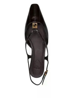 Fendi Ffold Flap Pumps