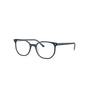 Ray-ban Elliot Optics Eyeglasses Frame 48-19 Blue On Transparent Blue