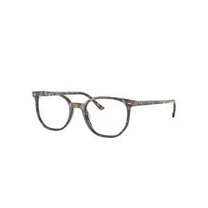 Ray-ban Elliot Optics Eyeglasses Frame 48-19 Brown Grey Havana