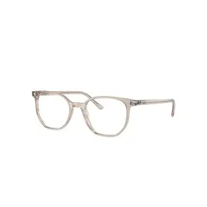 Ray-ban Elliot Optics Eyeglasses Frame 48-19 Transparent Light Brown