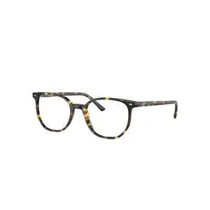 Ray-ban Elliot Optics Eyeglasses Frame 48-19 Yellow Havana