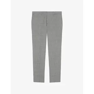 The Kooples Houndstooth Wool-blend Trousers