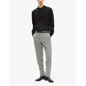 The Kooples Houndstooth Wool-blend Trousers