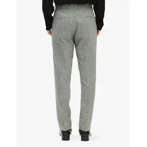 The Kooples Houndstooth Wool-blend Trousers