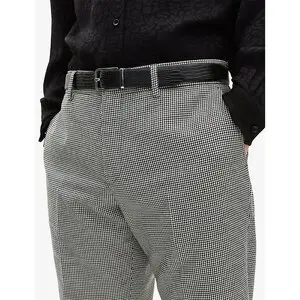 The Kooples Houndstooth Wool-blend Trousers
