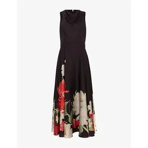 PHASE EIGHT Printed Woven Midi Dress