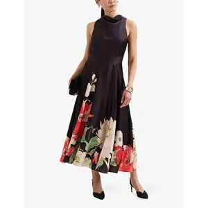 PHASE EIGHT Printed Woven Midi Dress
