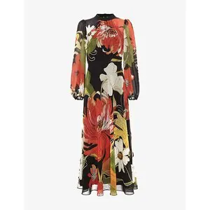 PHASE EIGHT Floral Woven Maxi Dress