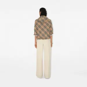 Burberry Check Hooded Jacket - Sand