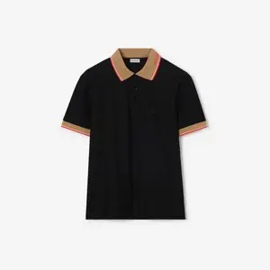 Men's Burberry Black Polos