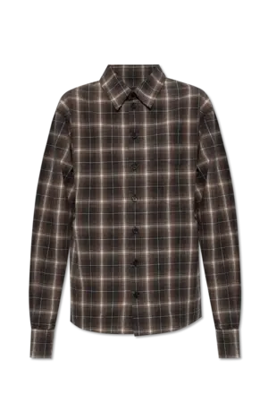 Dsquared2 Checkered Pattern Shirt - Brown