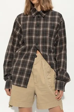Dsquared2 Checkered Pattern Shirt - Brown