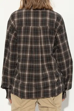 Dsquared2 Checkered Pattern Shirt - Brown