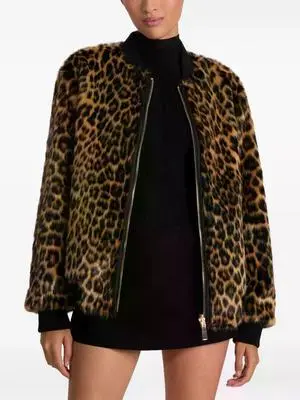 Alice + Olivia Leopard-print Bomber Jacket