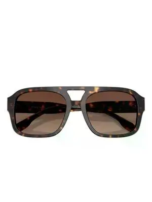 Tory Burch Tortoiseshell Square Sunglasses - Green