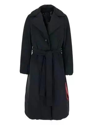 AFTER/LABEL Wide-lapel Belted Coat