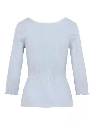 Chloé Lace-trimmed Button Top