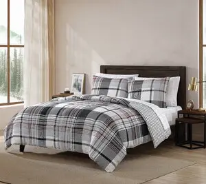 Eddie Bauer Normandy Plaid Red Twin Comforter S Et