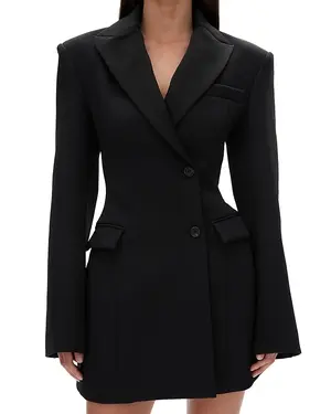 Rachel Gilbert Sergio Blazer Mini Dress - Black