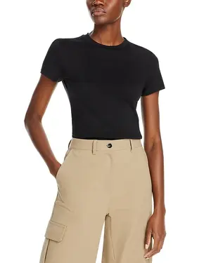 Theory Apex Tiny Tee - Black