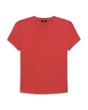 Theory Apex Tiny Tee - Claret