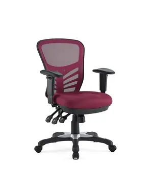 MODWAY Articulate Mesh Office Chair - Red