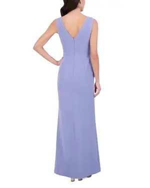 Eliza J Sleeveless Ruffled Gown - Periwinkle