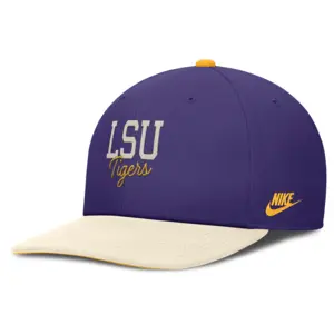 Nike LSU Legacy Script Dri-FIT College Adjustable Cap Yellow