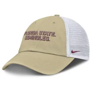 Nike Florida State On-field Club Gameday Trucker Adjustable Hat - Yellow