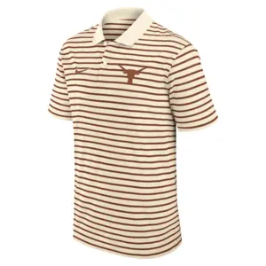 Nike Texas Striped Dri-fit College Polo - Brown